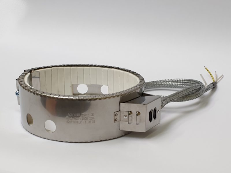 Collier chauffant céramique blindé type 270 | Scientax